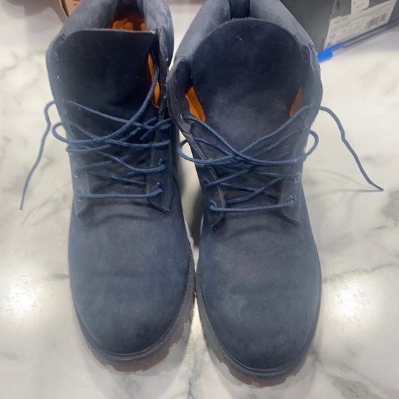 Timberland | Shoes | Timberland Navy Blue Boots | Poshmark